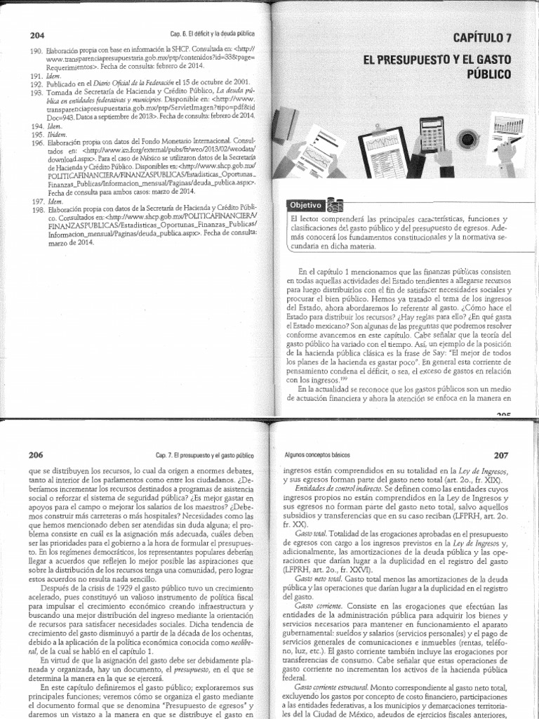 El Gasto Publico - Finanzas Publicas | PDF | Presupuesto | La política fiscal