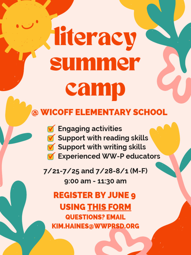 Literacy Summer Camp | PDF