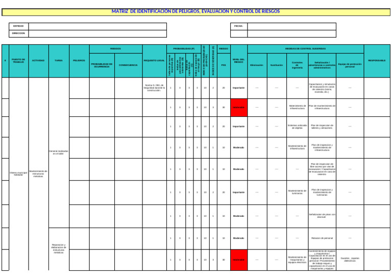 Matriz IPCR | PDF | La seguridad