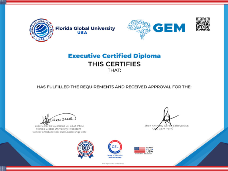 Certificado GEM | PDF