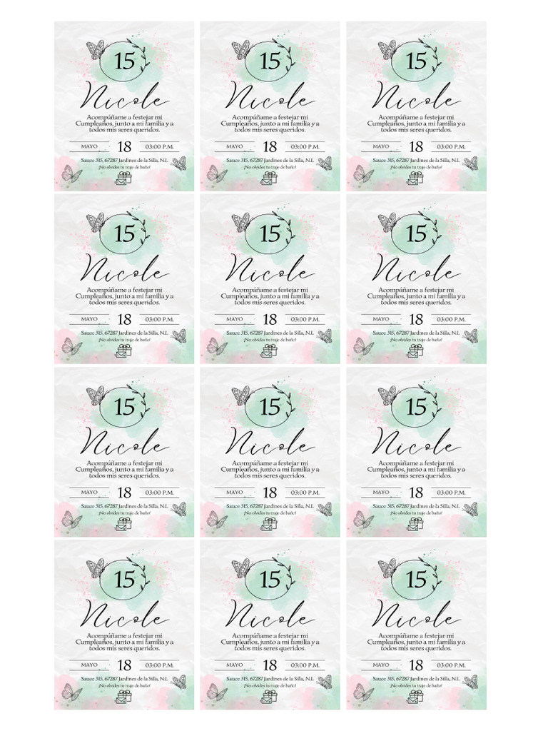 Invitacion Tabloide | PDF