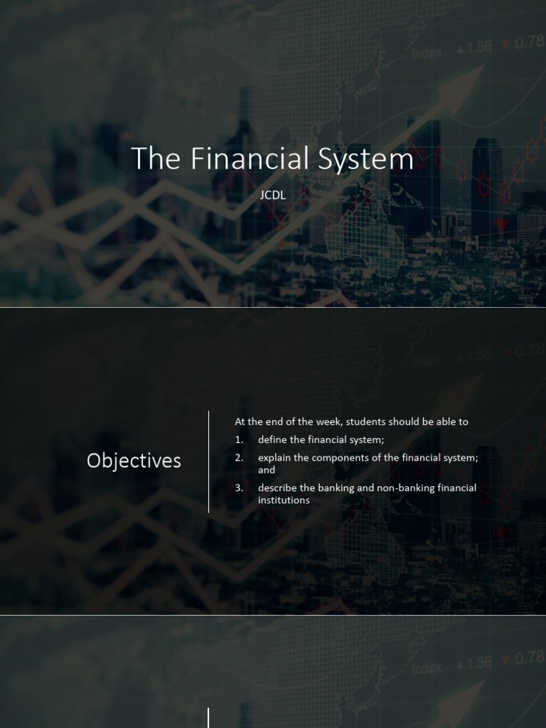 Understanding the Financial System | PDF | Financial Markets | Banks