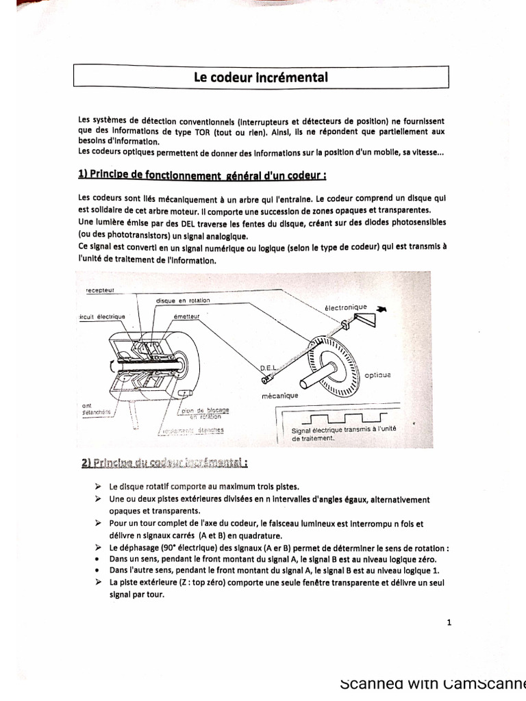 16-Le Codeur Incrémental | PDF
