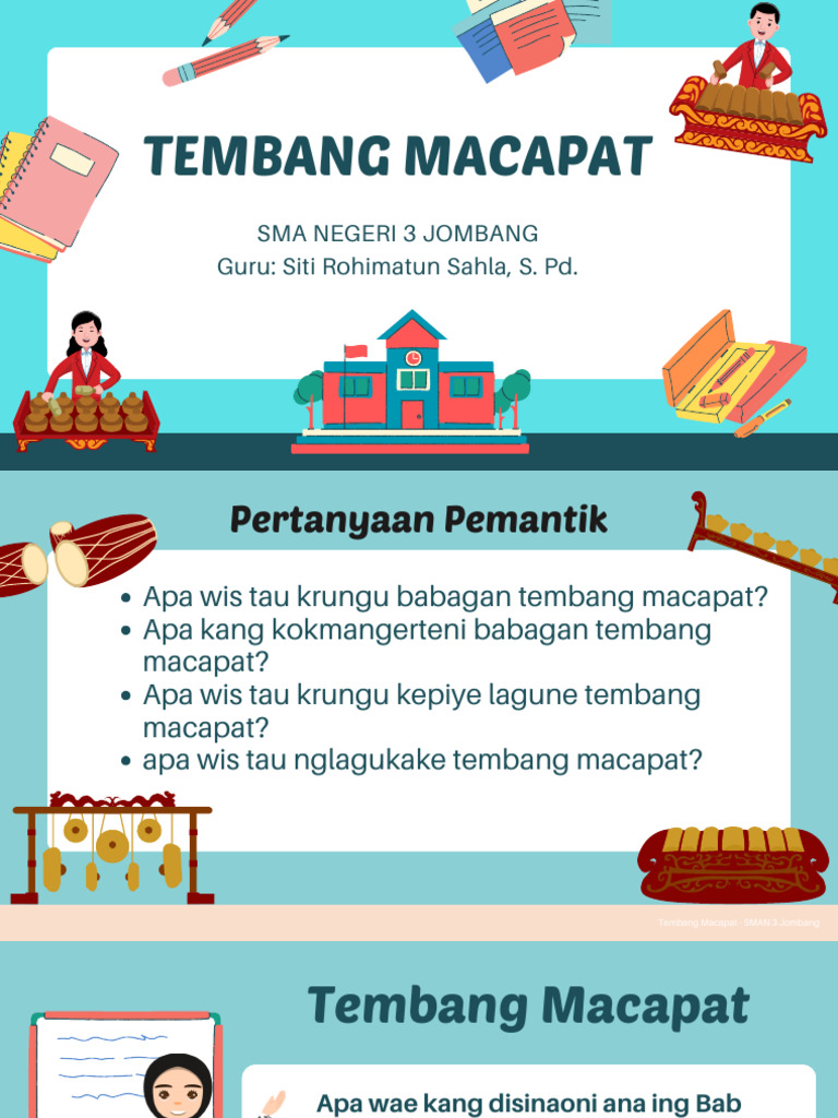 Presentasi Tembang Macapat | PDF