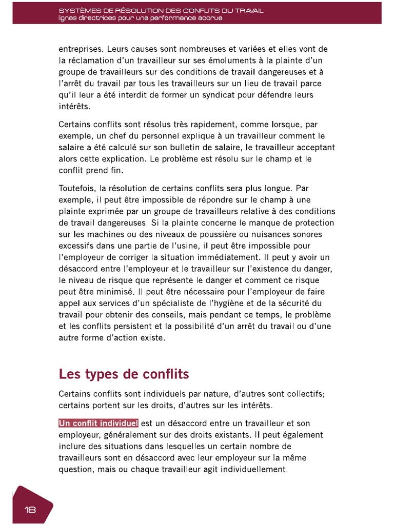 9 f5 Types de Conflits | PDF