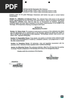Barangay Draft Ordinance On Road Clearing 1 | PDF