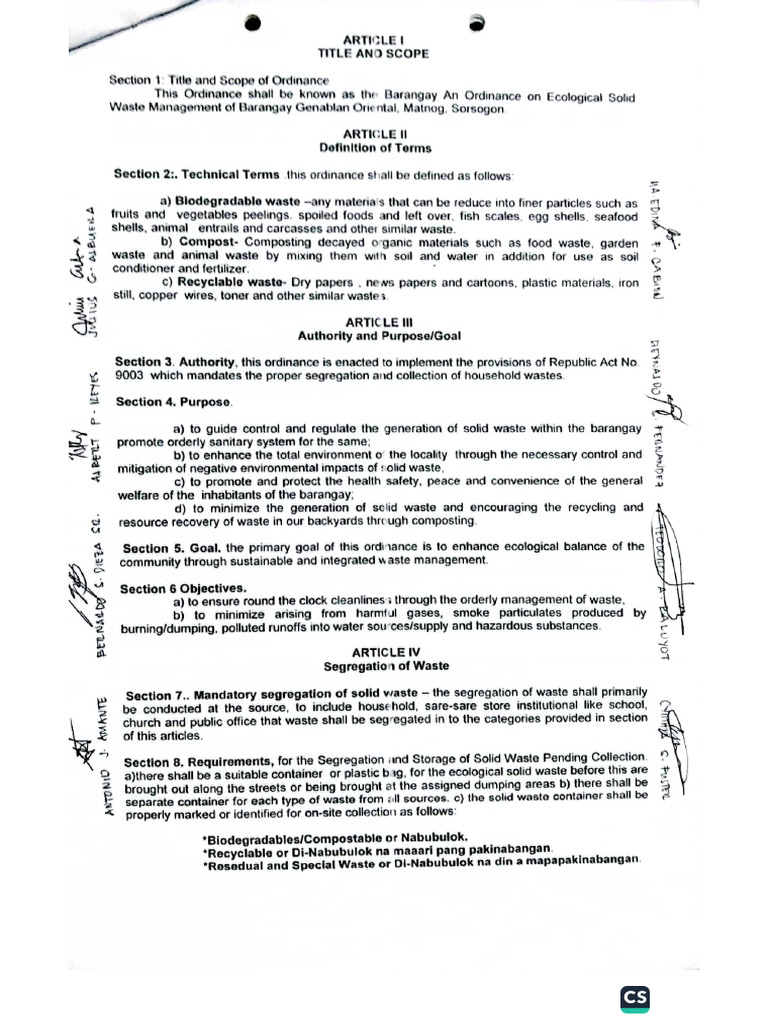 Solid Waste Ordinance - 2 | PDF