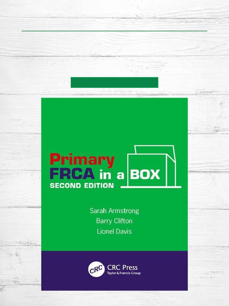 Top Reading Primary FRCA in A Box, 2nd Edition Annotated PDF Download ...