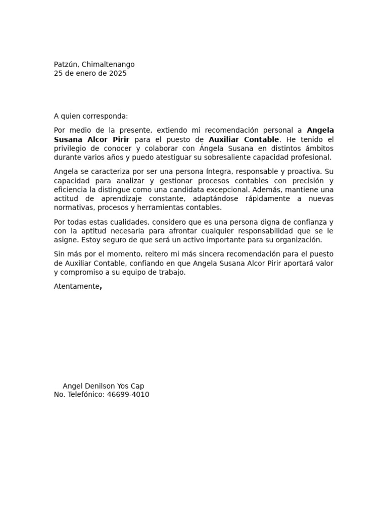carta reco | PDF