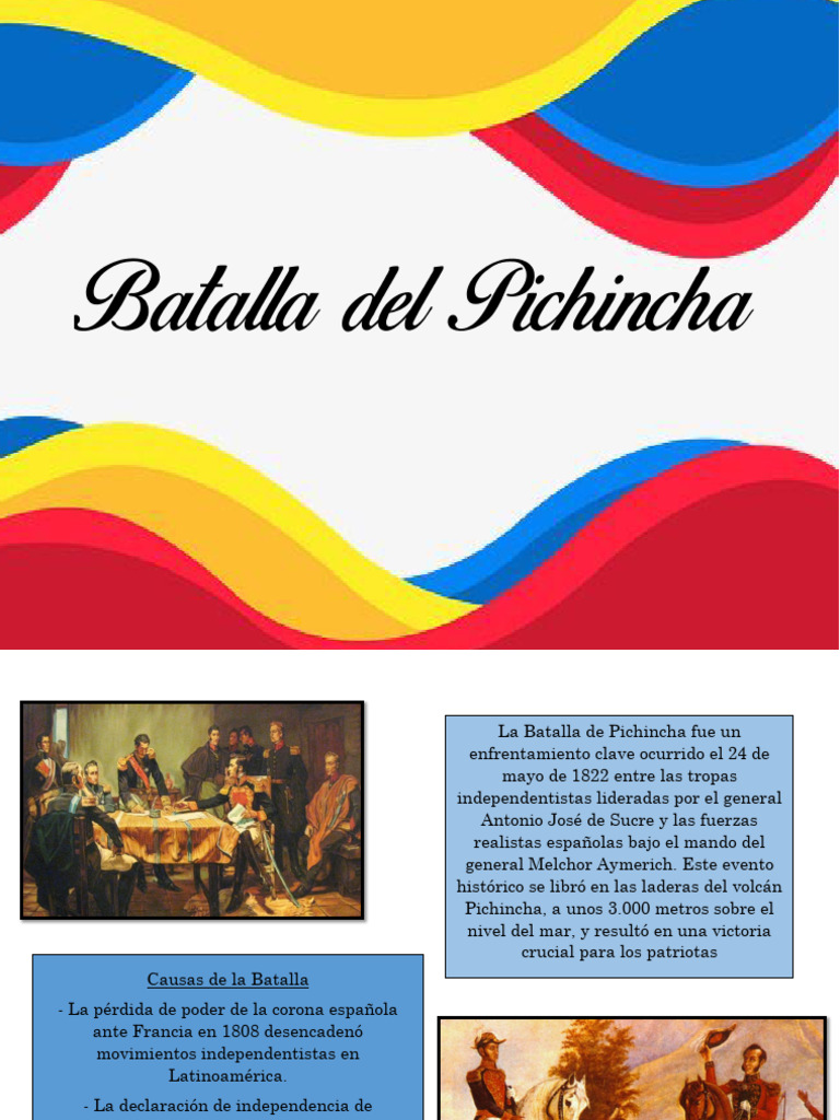 Batalla Del Pichincha | PDF
