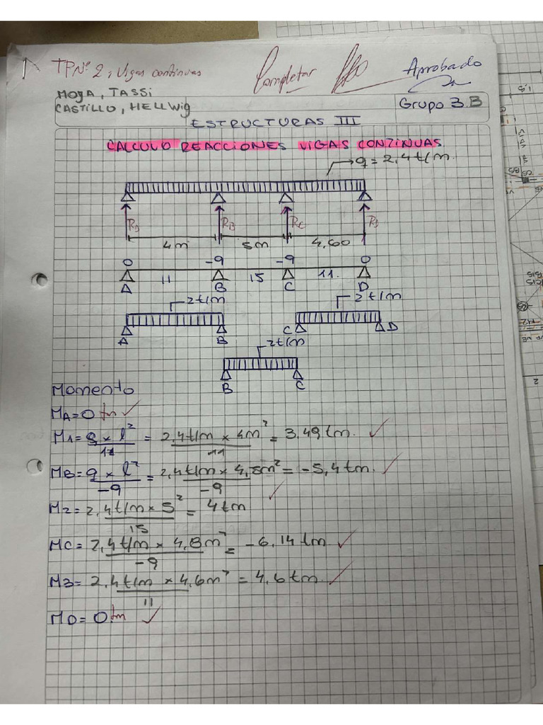 Tp2 Estructuras (Castillo, Hellwig, Moya, Tassi) | PDF