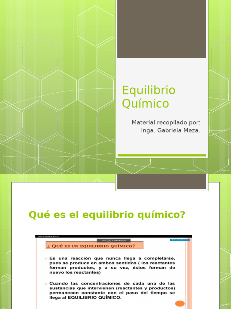 Equilibrio QuiÌ Mico 5 | PDF