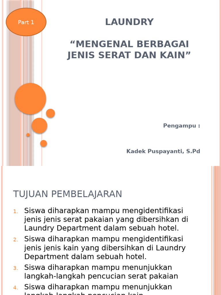 Jenis Serat Pakaian | PDF