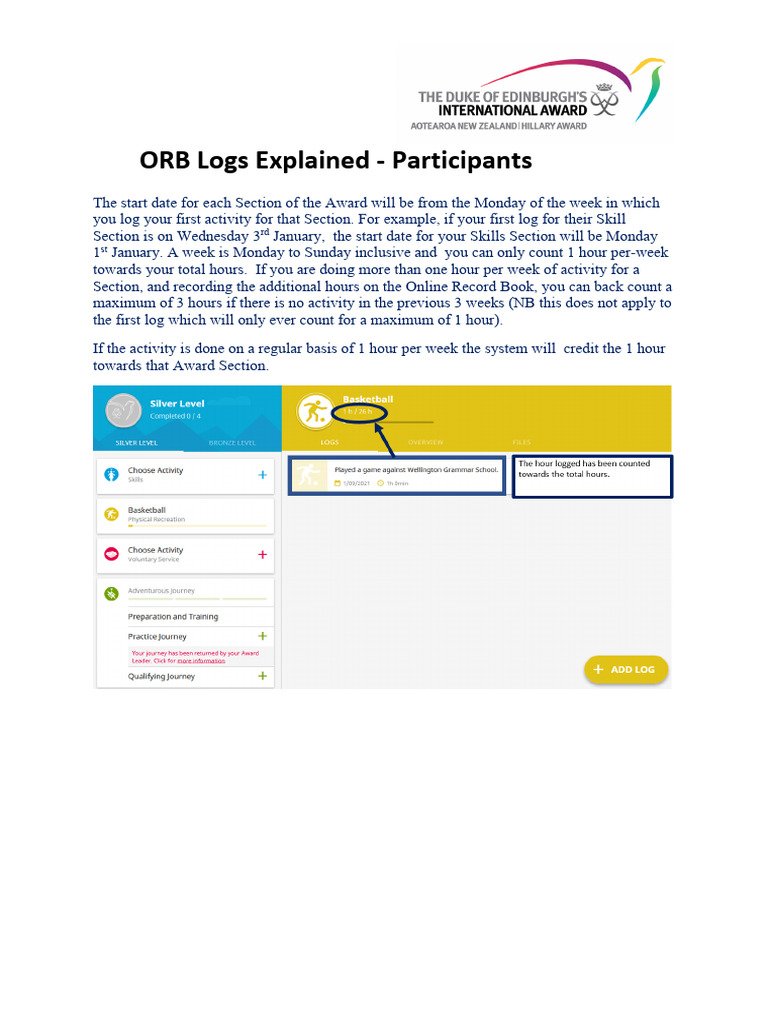 DoE-Participant-Logs-Explained | PDF