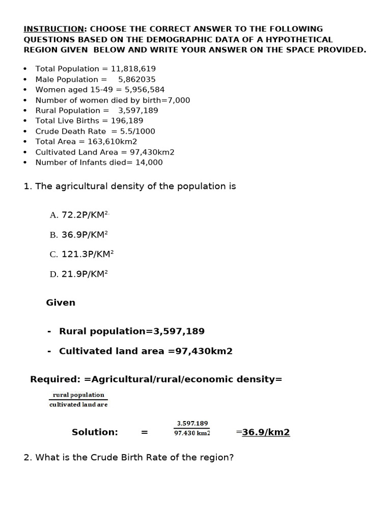 Answer Geography Examination Practice 1 Pdf Environmental Social