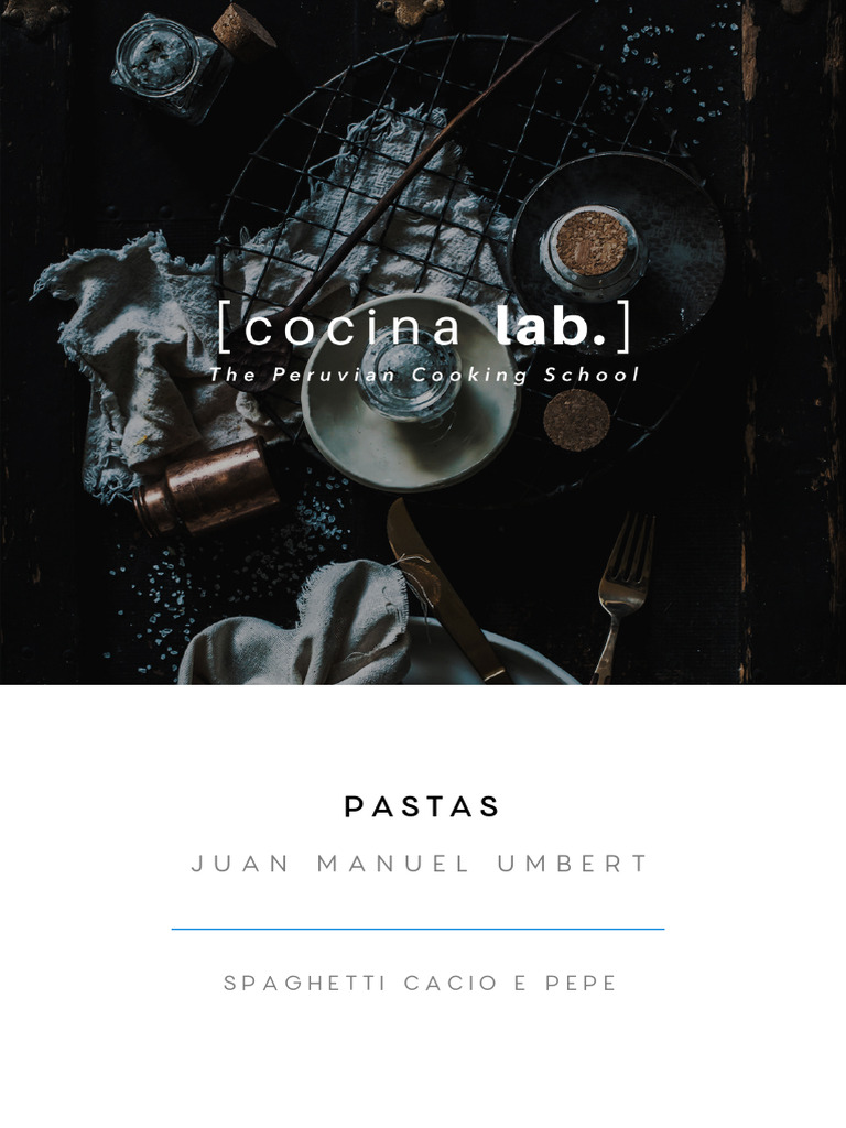 Spaghetti Cacio e Pepe | PDF