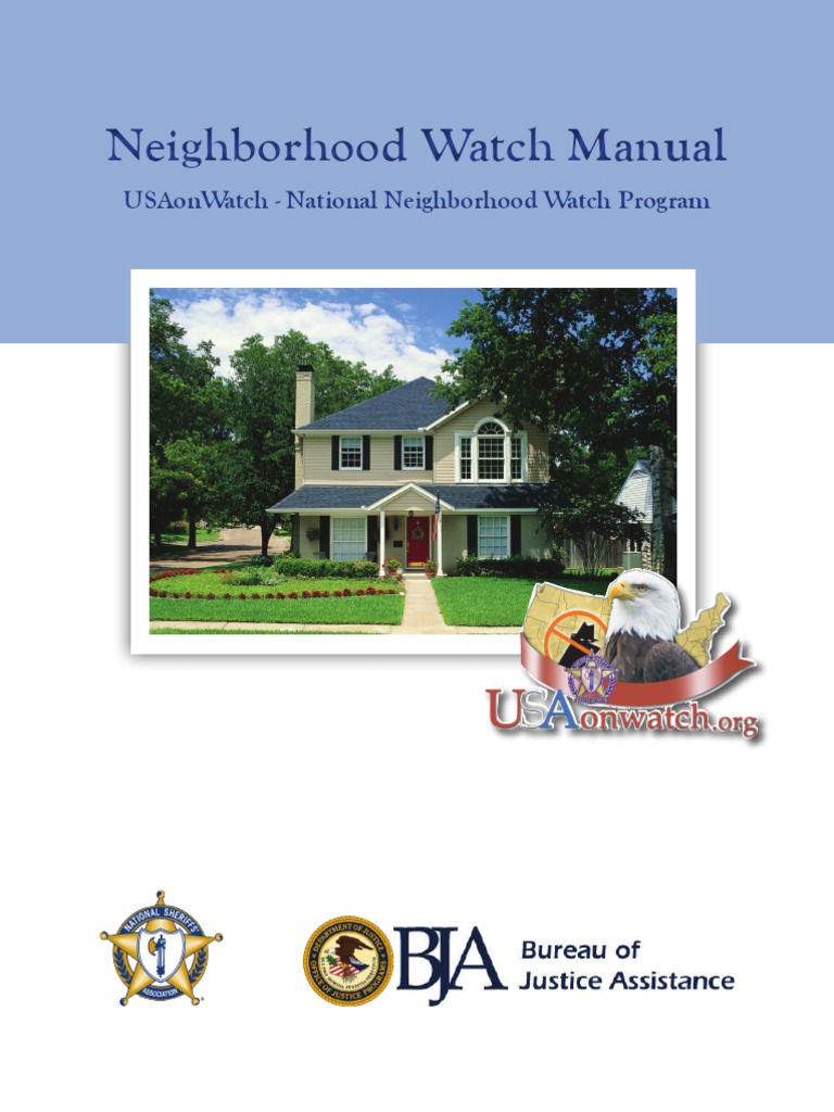 Neighborhood Watch Manual | PDF | Crime Prevention | Police