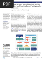 ASRA Medicine Local Anesthetic Systemic Toxicity Checklist | PDF ...