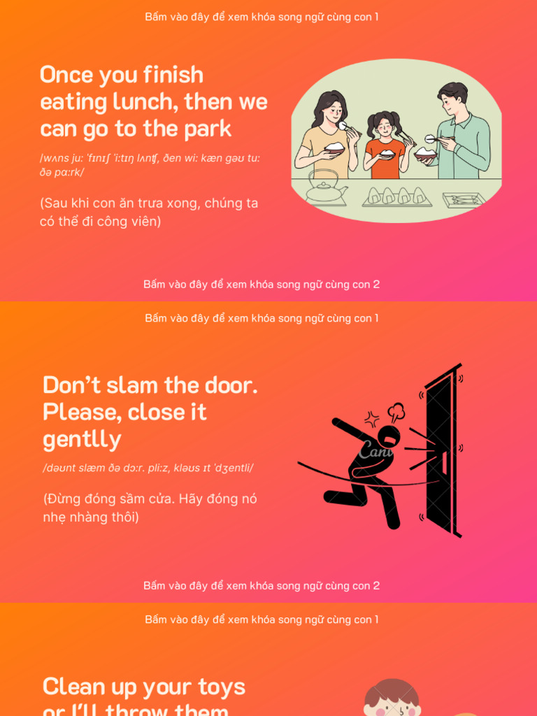 29 Cau Tieng Anh Giao Tiep Voi Con | PDF