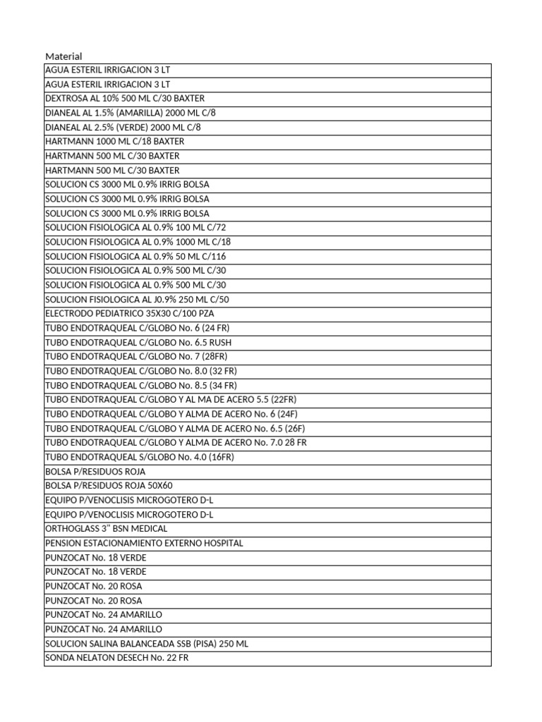 Para Cotizar | PDF | Equipo medico