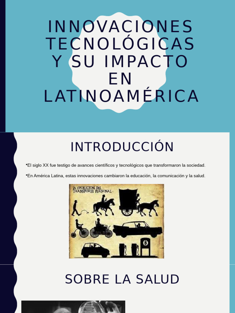 Innovaciones Tecnológicas y Su Impacto en Latinoamérica | PDF