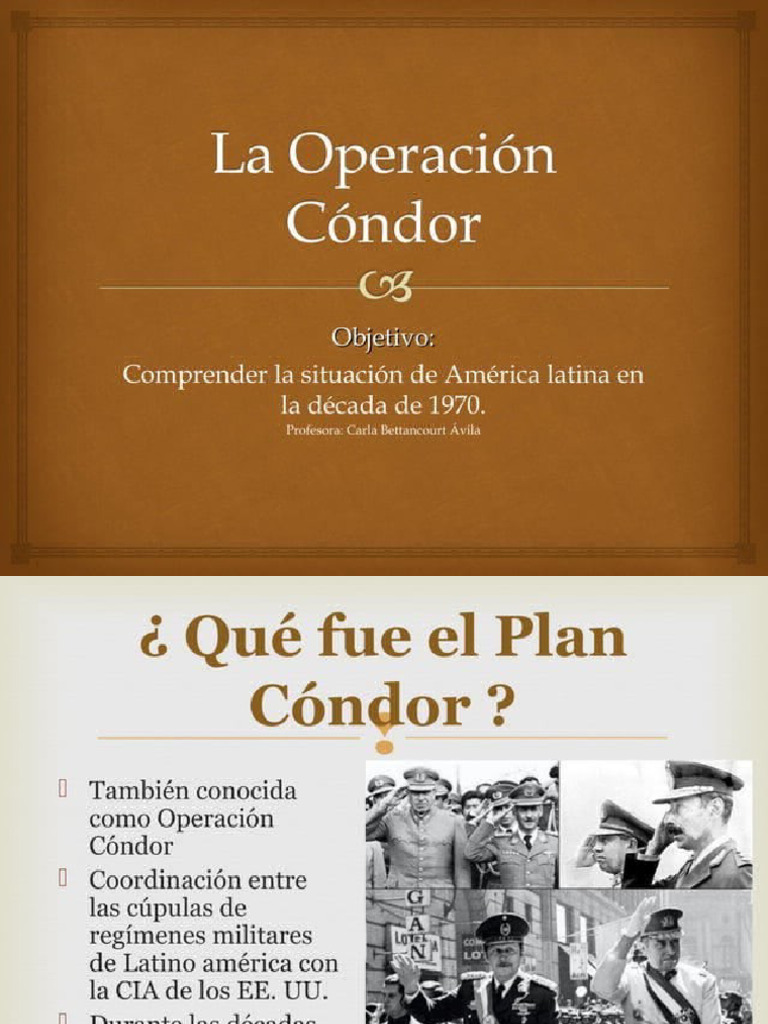 El Plan Cóndor | PDF