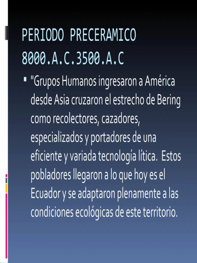 El Precerámico | PDF