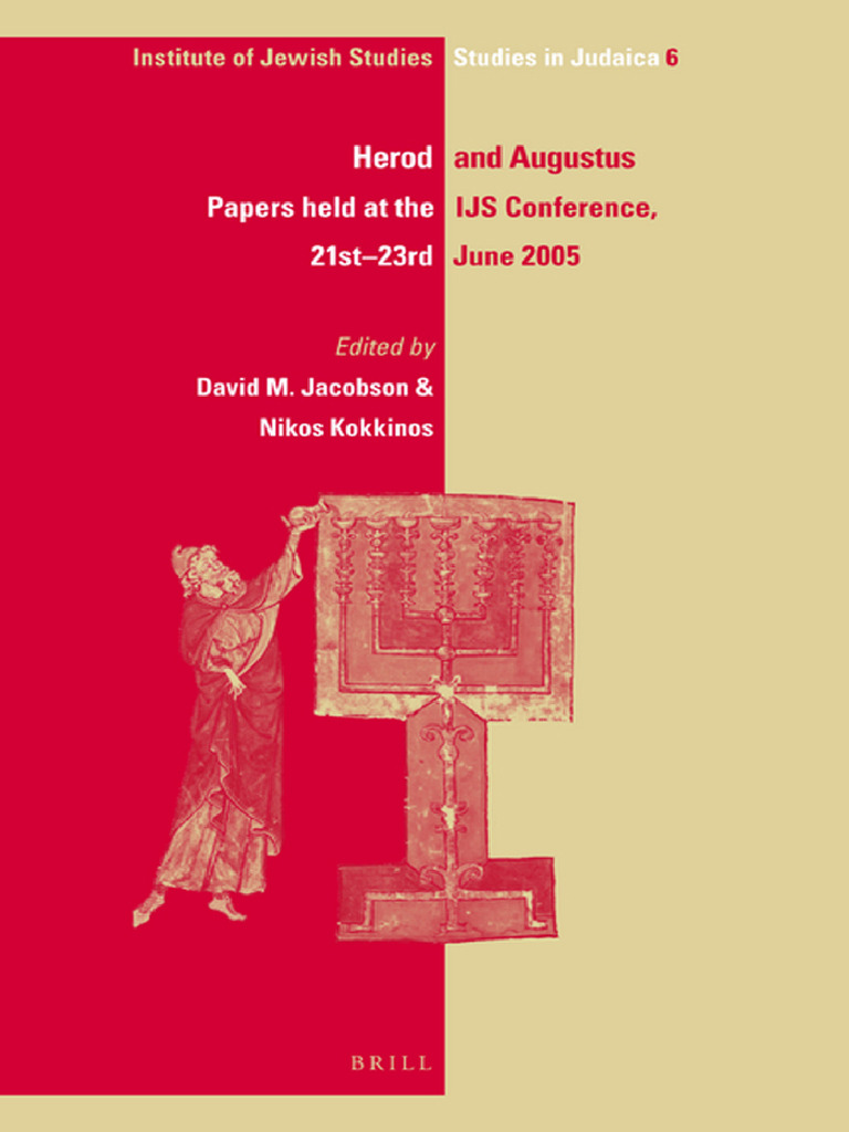 Herod and Augustus: Conference Proceedings | PDF | Herod The Great ...