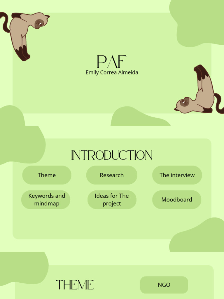 PAF - Apresentação | PDF