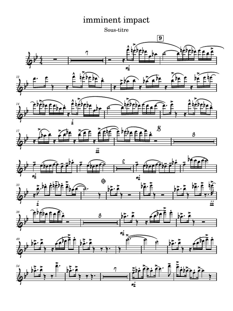 Imminent Impact Flute | PDF