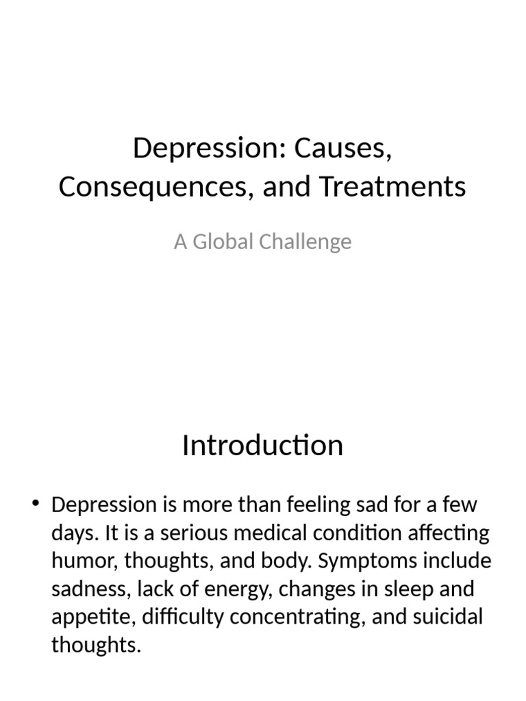 Depression Presentation | PDF