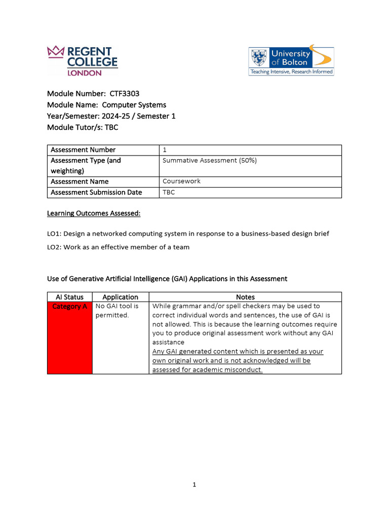 Assessment Item 1 (LO1 & LO2) - 473501 | PDF | Computer Network | Knowledge