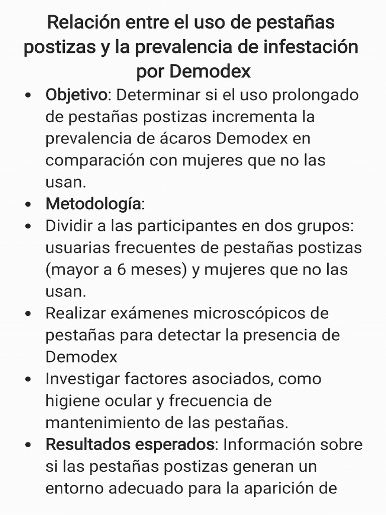 Demodex | PDF