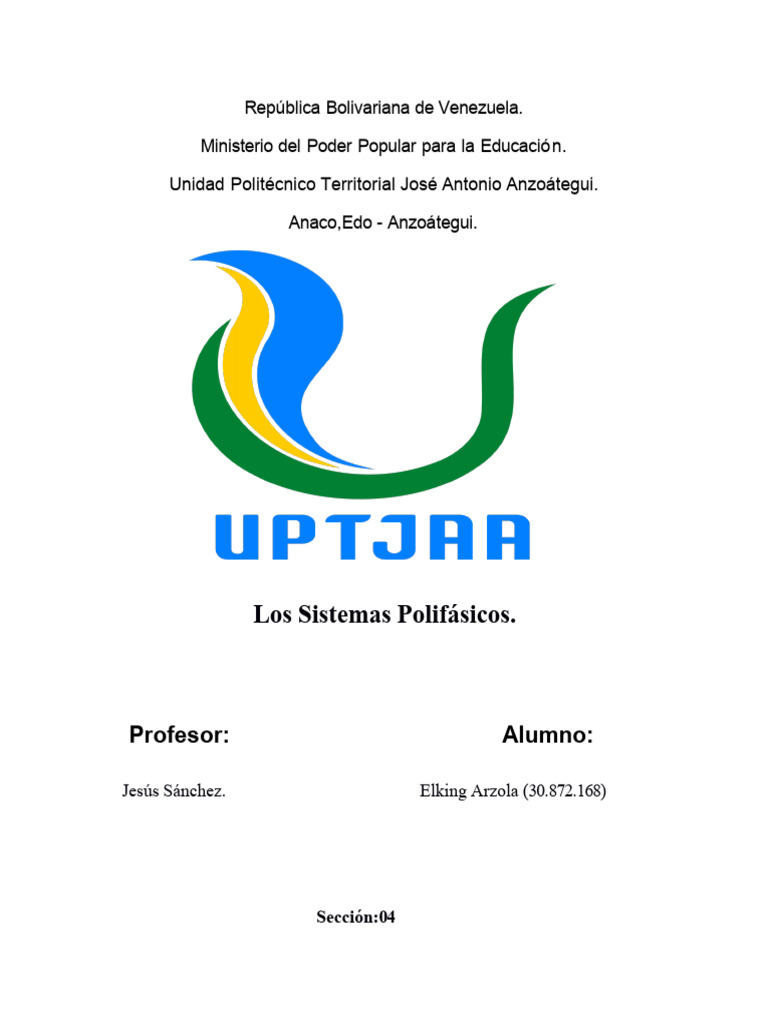 Sistemas Polifásicos. Elking Arzola | PDF | Energia electrica ...