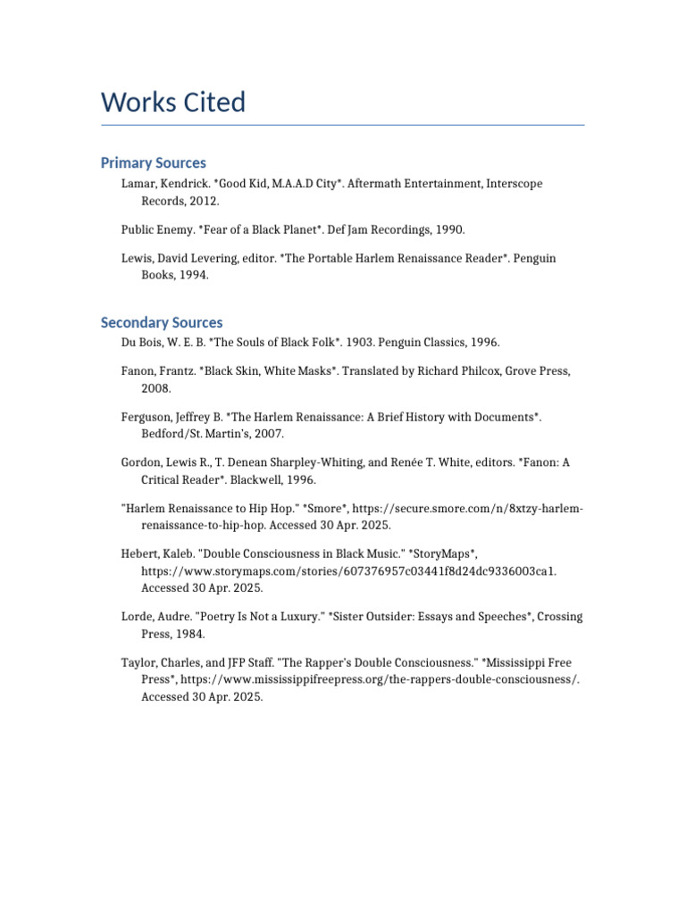 Corrected - Work - Cited - MLA9-sk BK | PDF