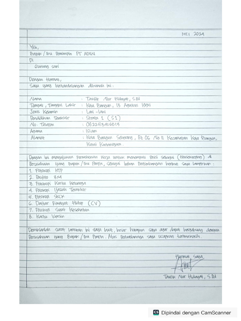 Taufik Nur Hidayat | PDF