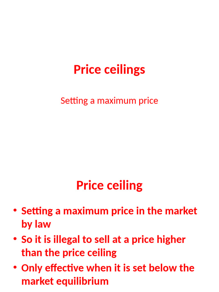 3. the Effects of Price Ceilings | PDF | Economic Surplus | Subsidy