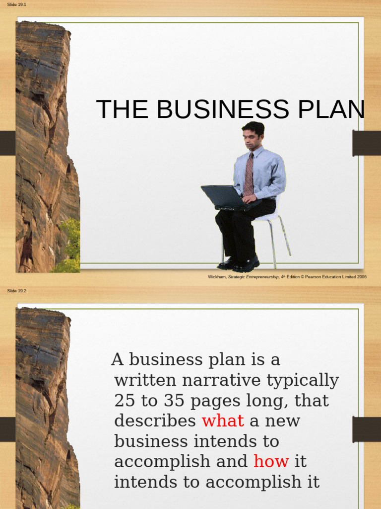 Lecture 5 - Business Plan and Business Model | PDF | Entrepreneurship ...