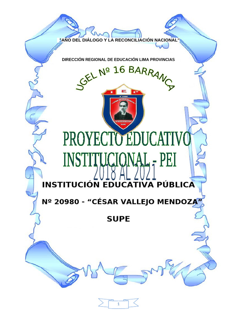 P.e.i.20980 - 2018 | PDF | Evaluación | Enseñando