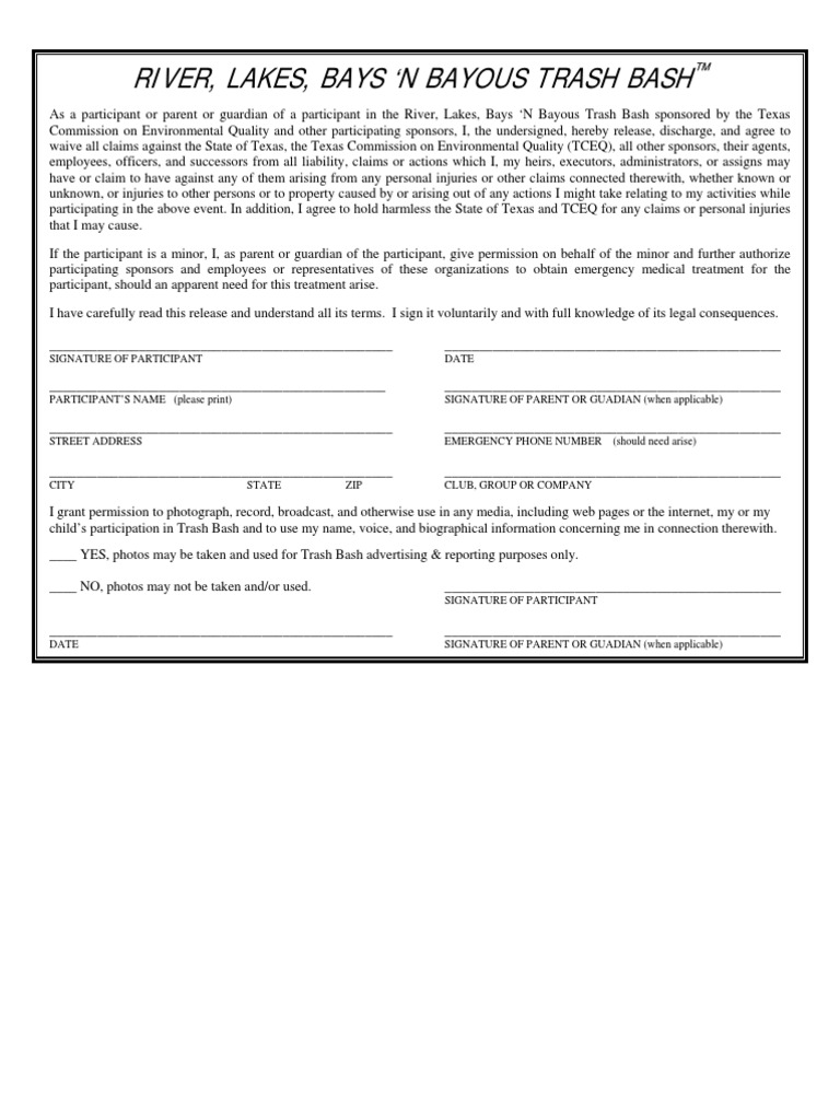 Trashbash Registration Form | PDF | Legal Guardian | Government Information
