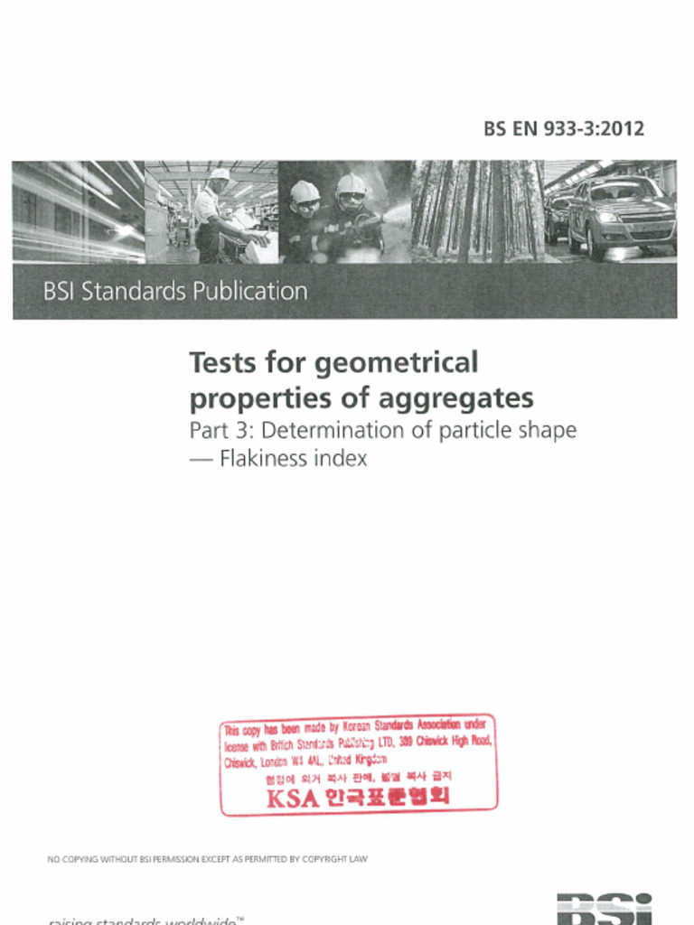 BS EN 933-3_2012 | PDF