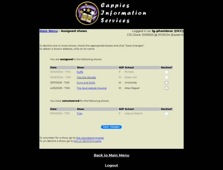 Cappies Information Services | PDF