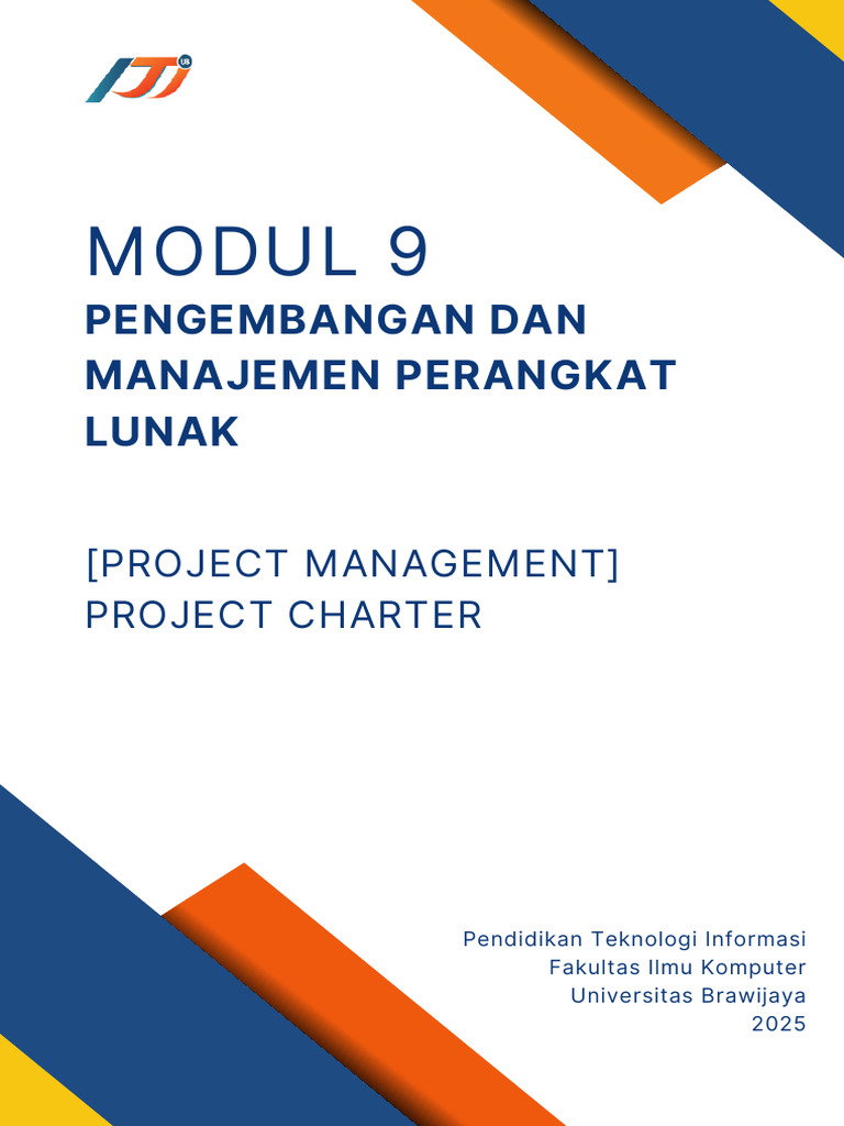 Modul 9 (Project Management) Project Charter | PDF