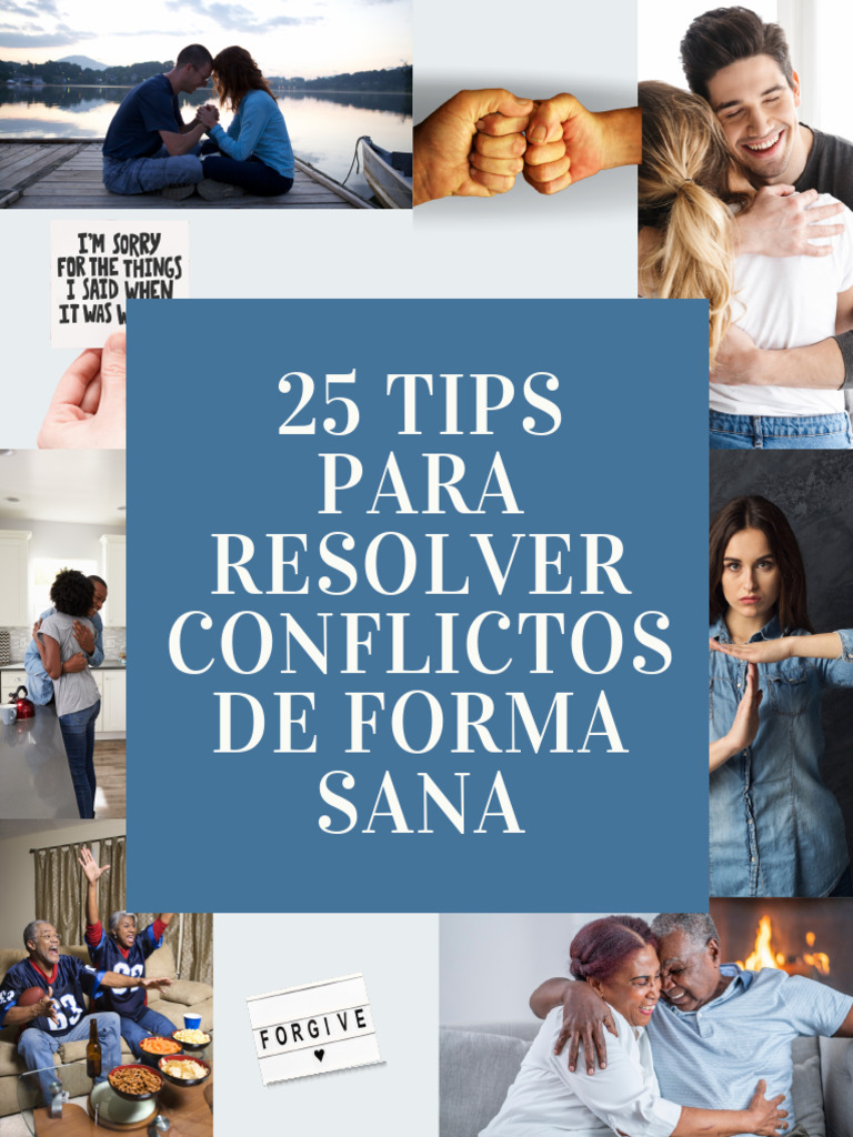 SPANISH Conflict Resolution Cheat Sheet 25 Tips To Resolve Conflict The ...