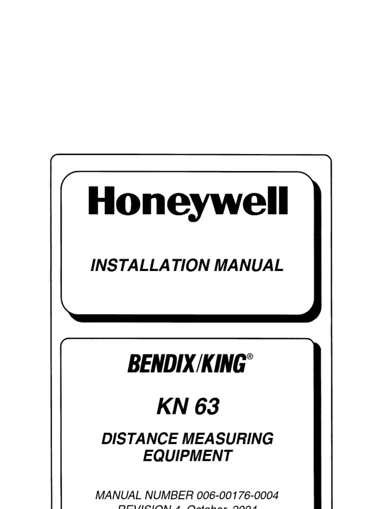 Honeywell kn63 - IM Dme | PDF | Electrical Connector | Electrical ...