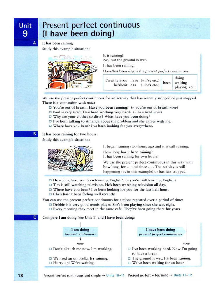 Present Perfect Continuous | PDF