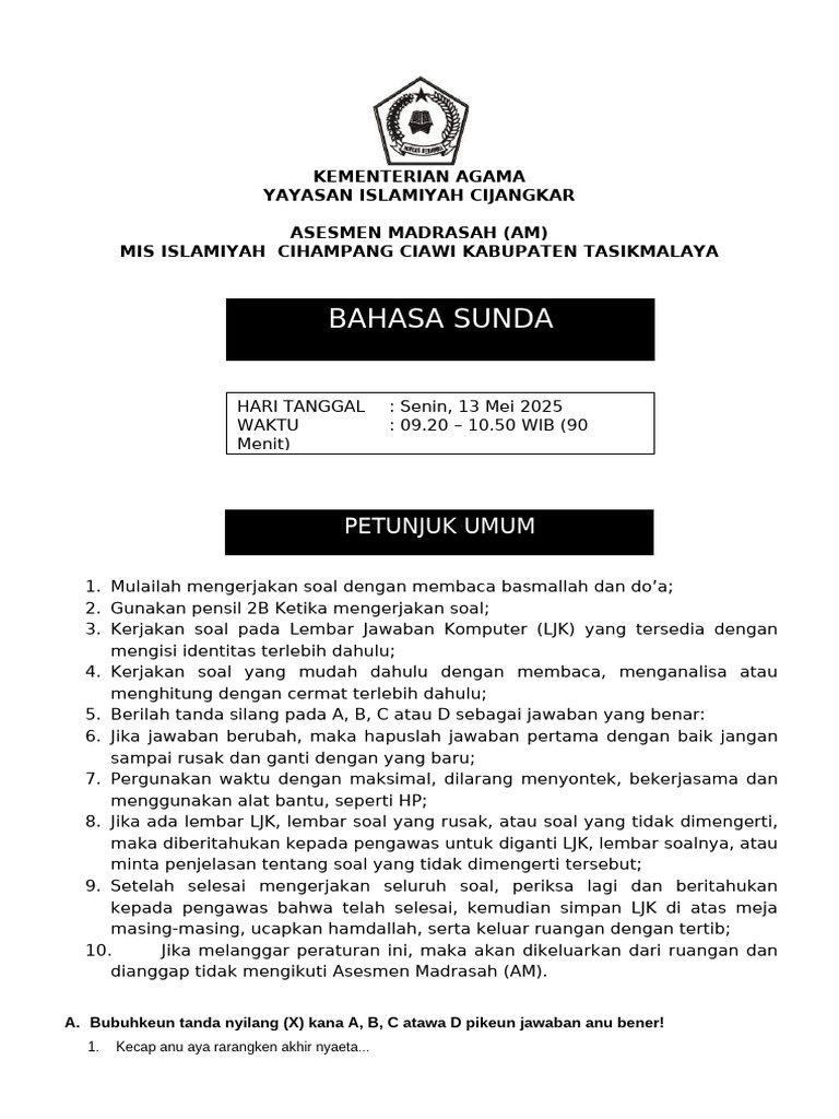 Bhs. Sunda | PDF