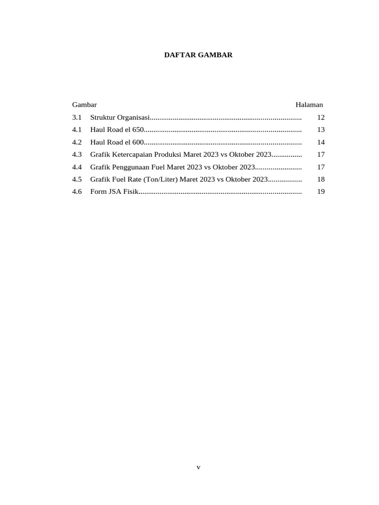 Daftar Gambar Done | PDF