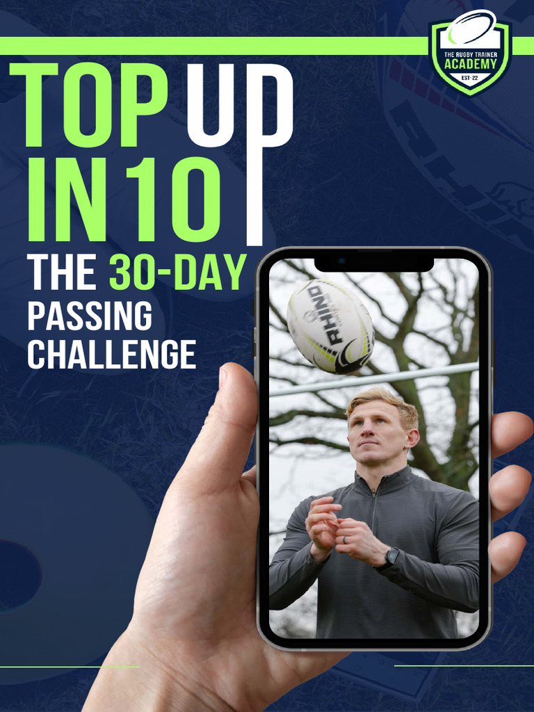 30-Day Rugby Passing Challenge | PDF