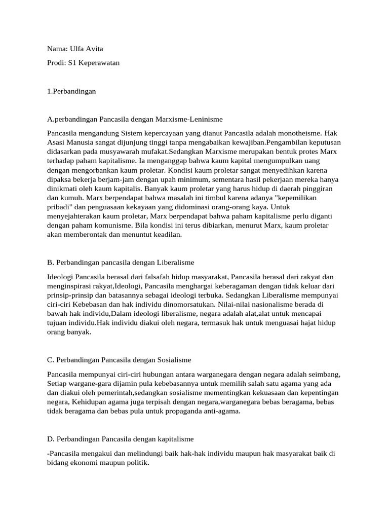 54.ulfa Avita Tugas 2 Pancasila | PDF